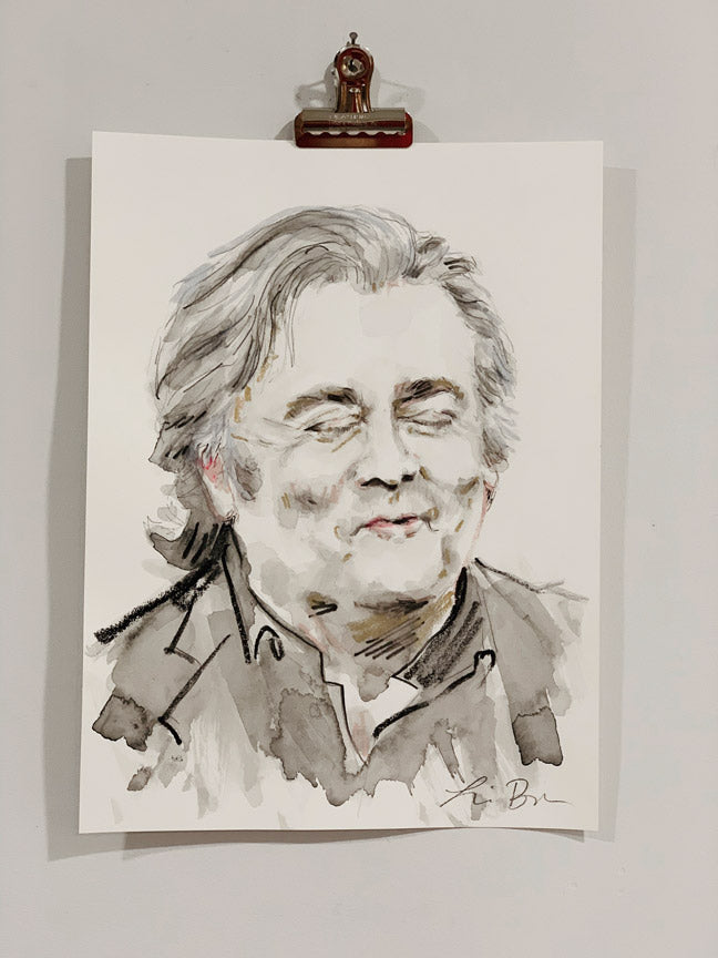 STEVE BANNON SMILING – Leigh Brown